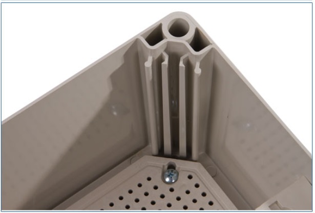 600x400x195mm ip65 ABS clear plastic lock box key box