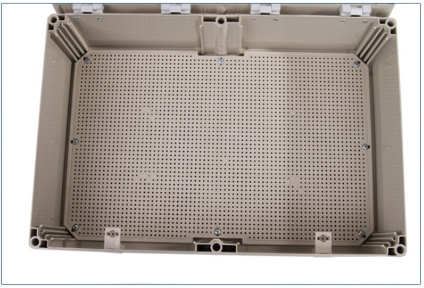 600x400x195mm ip65 ABS clear plastic lock box key box