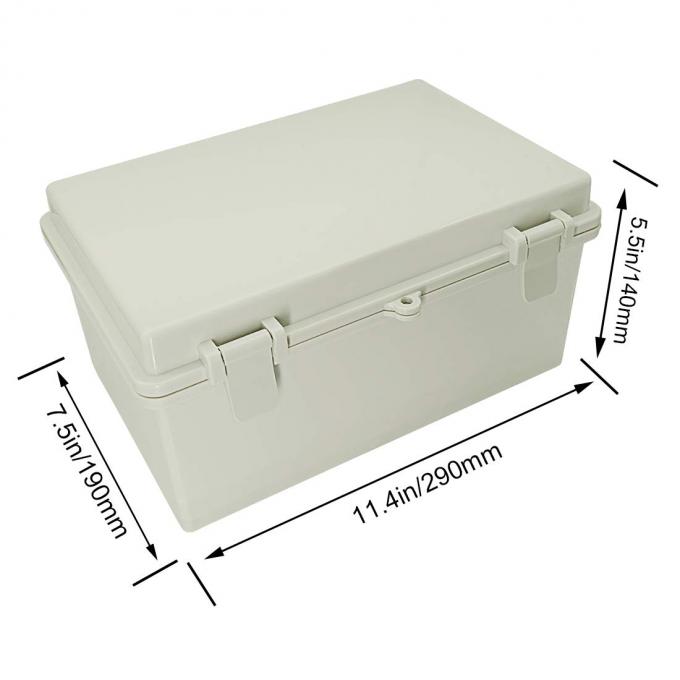 290x190x140 Hinged Lock Enclosures |Plastic Enclosure Boxes | Polycase