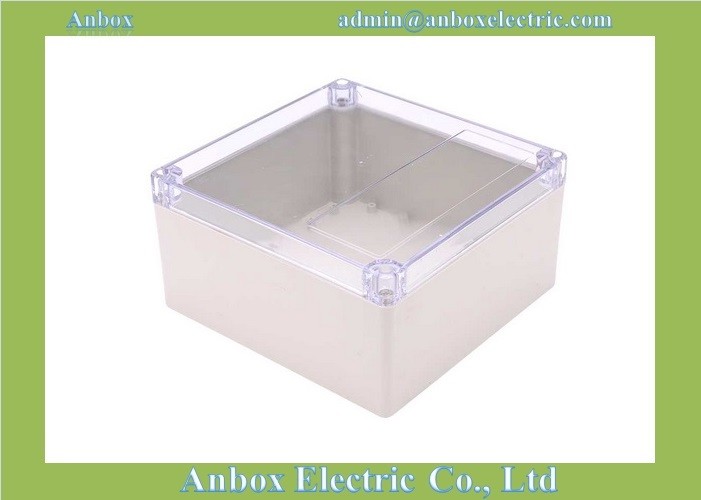 192*188*100mm ip65 Plastic Project Enclosure - Weatherproof with Clear Top